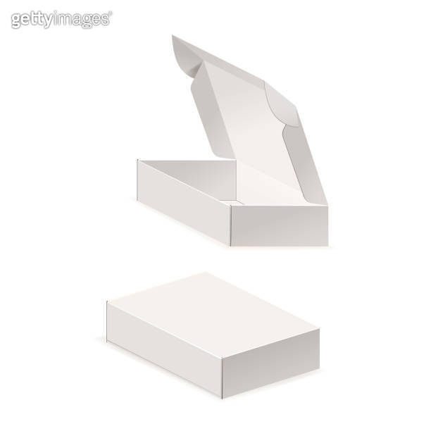 White Paper Boxes Mockup Design Showcasing Packaging Concept. Enhance ...