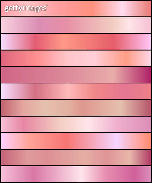 pink gradient. cosa color palette. Pink color gradient swatches ...