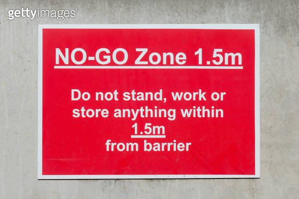 No Go Zone Sign 이미지 (1931555923) - 게티이미지뱅크