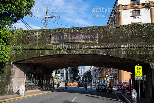 Intramuros arch passage signage in Manila, Philippines (2161851772 ...