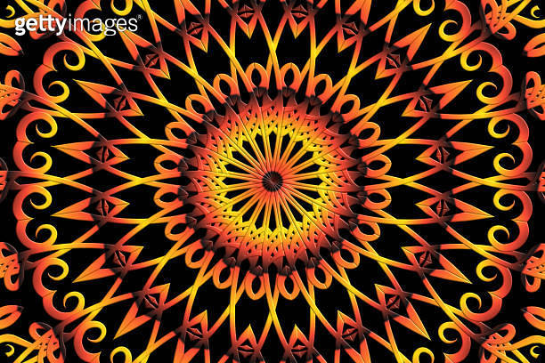 Golden gold circle batik ethnic dayak borneo frame line art pattern for ...