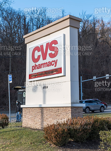 A sign for a CVS store in Pittsburgh, Pennsylvania, USA 이미지 (1916029585 ...