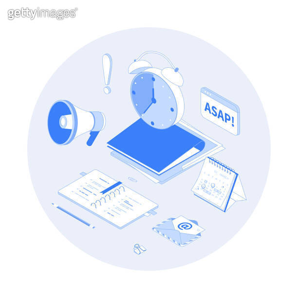 Deadline Asap. Time limit and control. Effective business, time ...