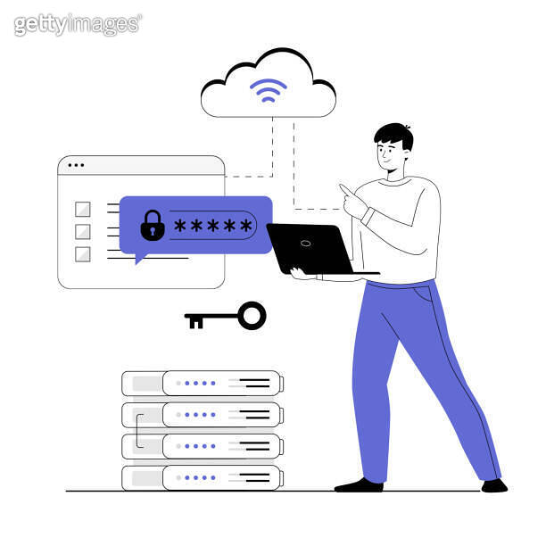 Secure cloud storage. Data backup, encrypted cloud storage, data protection in the cloud ...