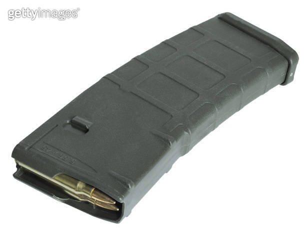 High capacity assault rifle magazine loaded 이미지 (2153523348) - 게티이미지뱅크