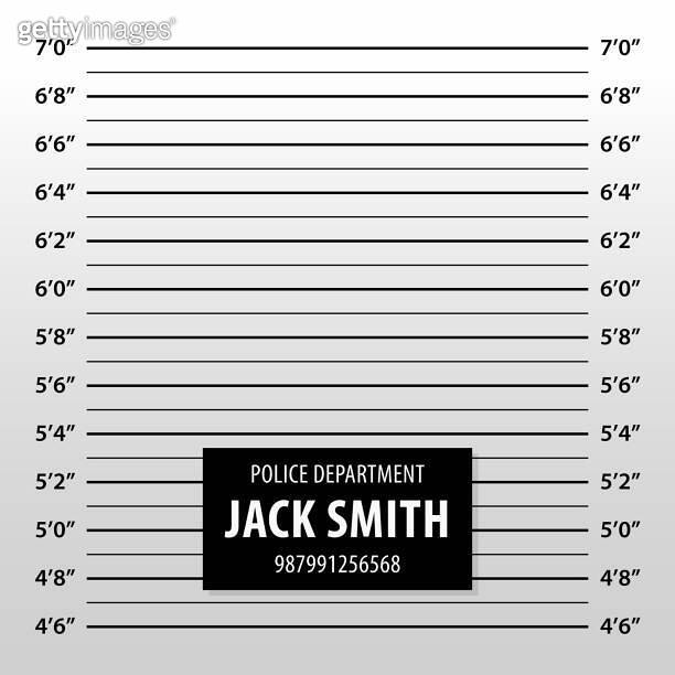 Police Mugshot Template - Lineup Mugshot Background - Shot Up Photo for ...