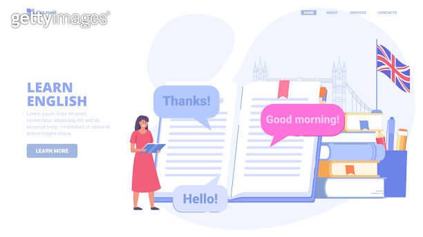 Learn English language online, foreign language courses, self education ...