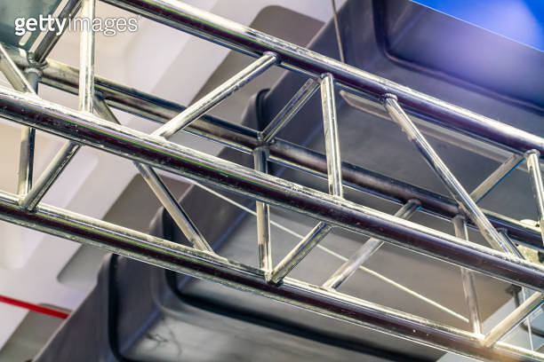 Steel frame. Mounts for indoor spotlights and photographic equipment ...