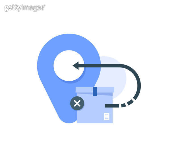 Product return concept,empty state ui, infographic 이미지 (2156669610 ...