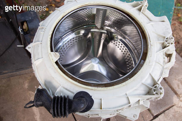 Disassembling the washing machine drum to replace the cross. Washing ...