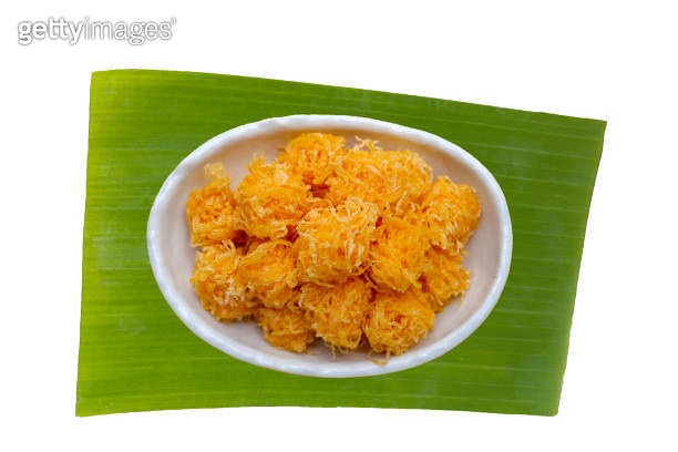 Thai crispy flossy sweet Eggs floss (Foi Thong Krob) 이미지 (2159495750 ...