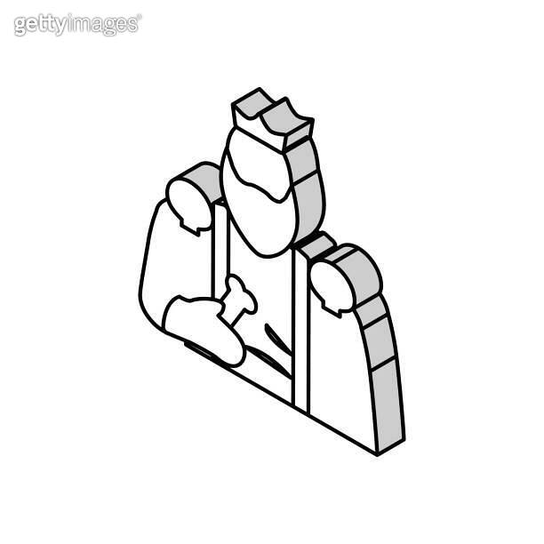 hades greek god mythology isometric icon vector illustration ...