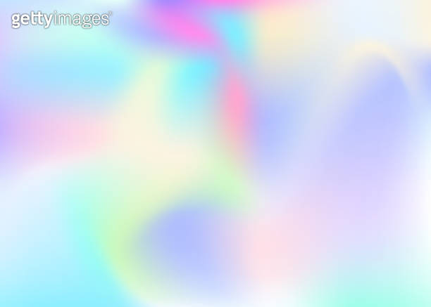 Holographic Gradient. Blur Geometry Illustration. Violet Shiny Background. Pearlescent Texture ...