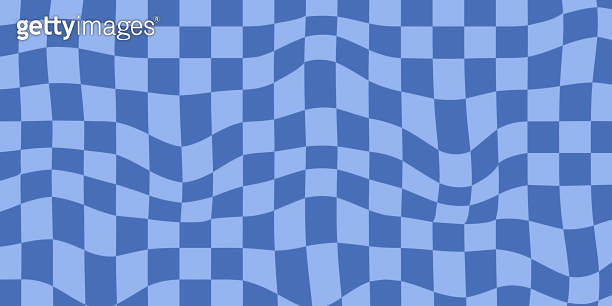 Retro Groovy Wavy Psychedelic Checkerboard Y2K Background. 60s 70s 90s ...
