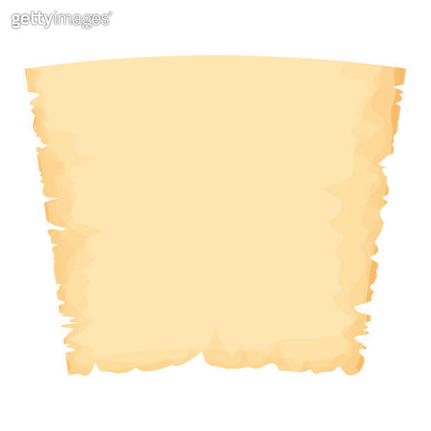 Set jagged rectangle torn paper border, parchment frame sharp ...