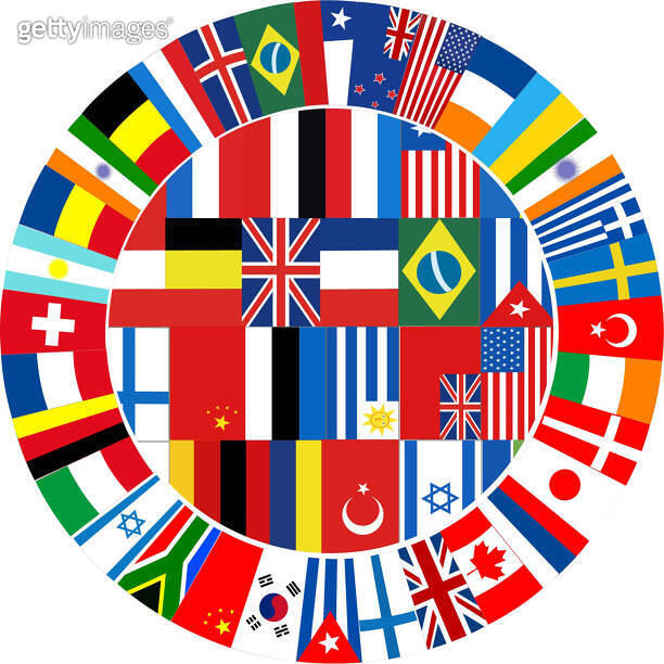 flags vector of the world. Flags icons in flat style. (2130839231) 일러스트 ...