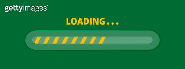 Speed upload or download. Load bar progress icon. A bright yellow ...