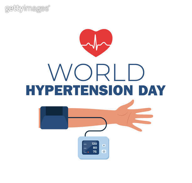 World Hypertension Day Concept. High Blood Pressure awareness ...