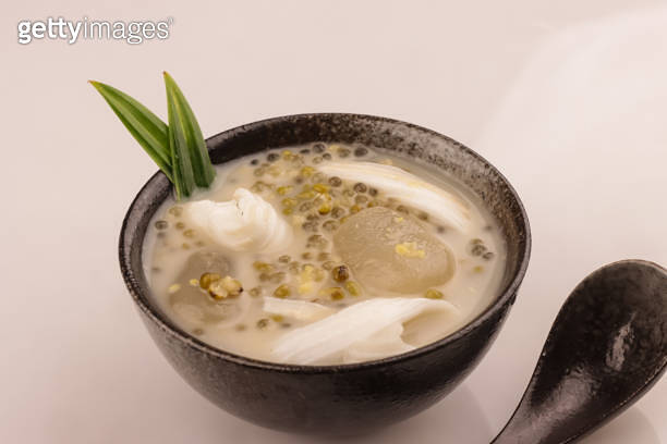 Bubur Kacang Hijau or Mung Bean Porridge in Coconut Milk Syrup, with ...
