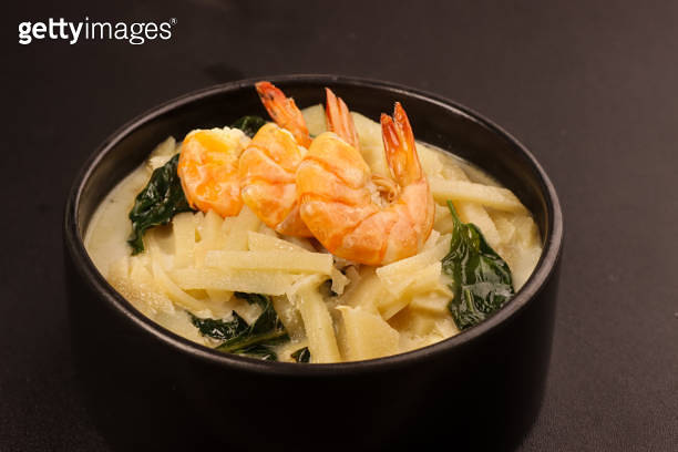 Ginataang Labong with Shrimp is Bamboo Shoots Stewed in Coconut Milk ...