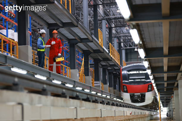 Two experts in electric rail are currently planning the maintenance of ...