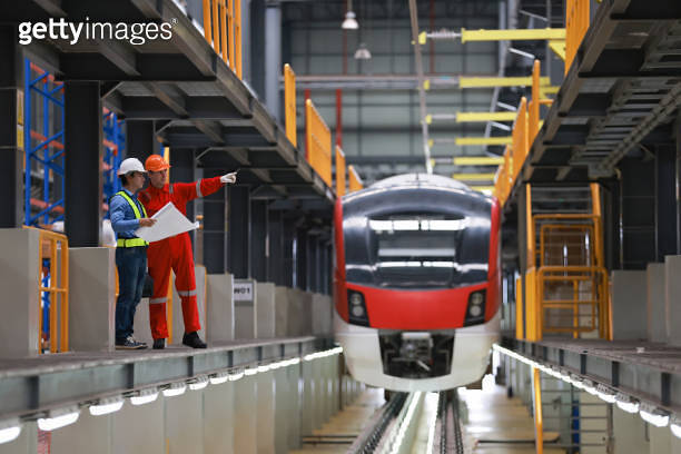 Two experts in electric rail are currently planning the maintenance of ...