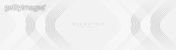 Abstract design with white glowing triangle geometric lines background ...