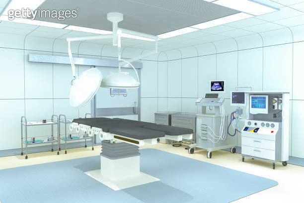 Modern Hospital Operating Room With Medical Equipment (2164268754) - 게티 ...