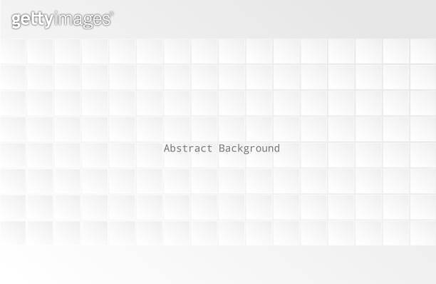 White and gray color abstract vector background with rectangle grid in ...