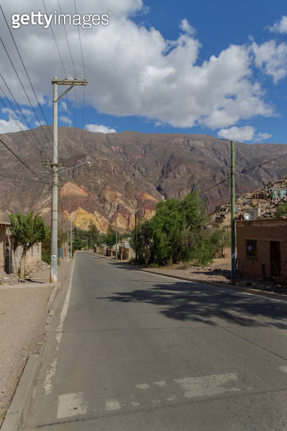 Maimara town in the province of Jujuy, Argentina. 이미지 (2150441214) - 게티 ...