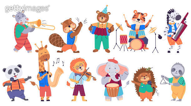 Animal band. The wildlife orchestras performance group enchants zoo ...