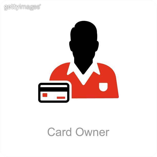 Card Owner and owner icon concept (1908877232) 일러스트, 무료 일러스트 - 게티이미지뱅크