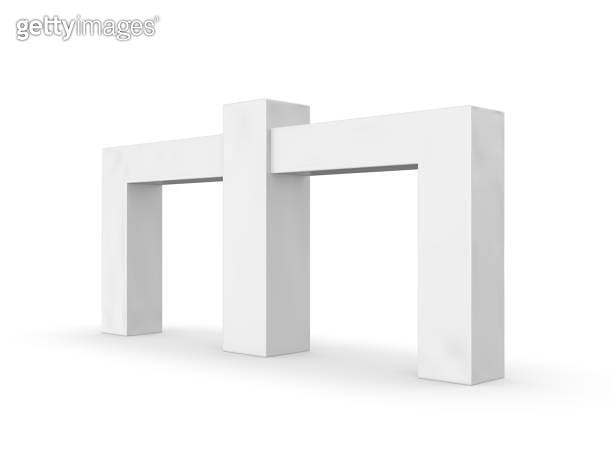 Square Arch Tube or Event Entrance And Exit Double Gate. (2148256030 ...