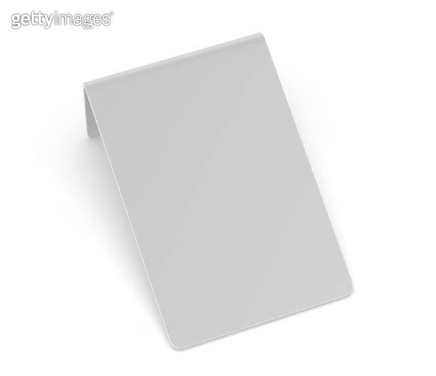 Blank QR code holder stand 3d mockup template. (2171712252) 일러스트, 무료 ...