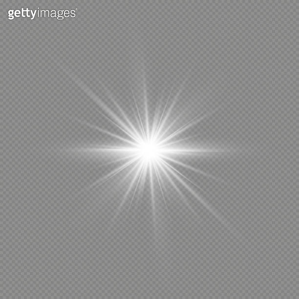 Bright Star. a set of lighting effects, including glare and explosions ...