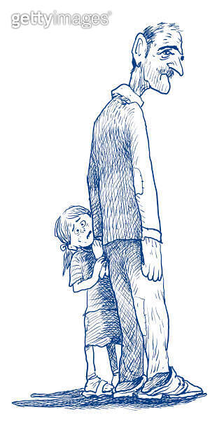 poor father and daughter 이미지 (2151711787) - 게티이미지뱅크