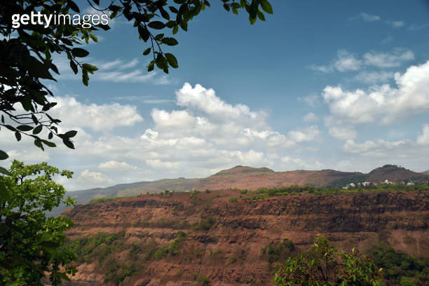 Beautiful panoranic landscape of Sahyadri range in Maharashtra which ...