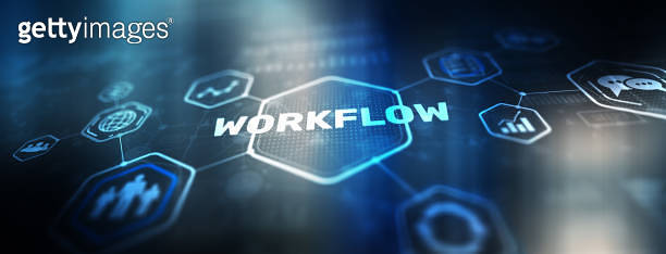 Workflow management. Automation of company processes and workflows 이미지 ...