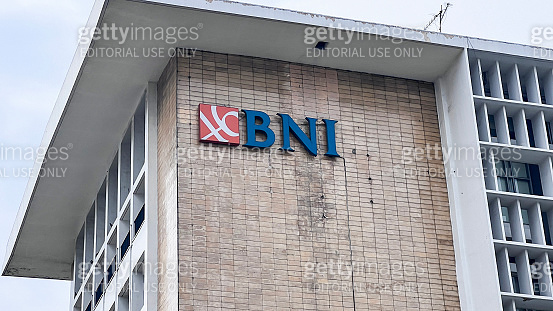 Bank Negara Indonesia building in Jakarta. BNI was founded in 1946 ...