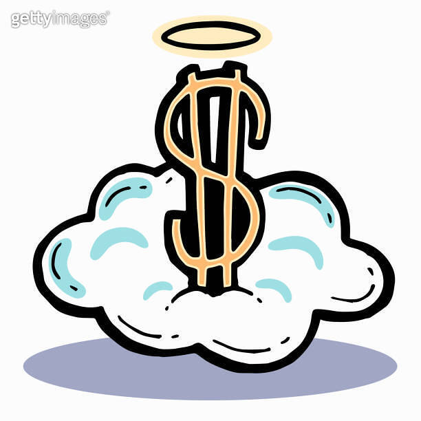 Tithe offering money icon holy charity deposit gold money symbol ...