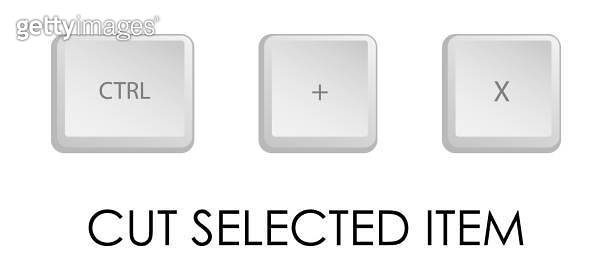 Cut key combination. Keyboard shortcut for quickly executing command in ...