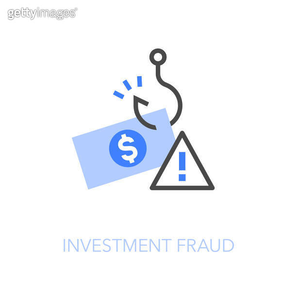 Simple visualised investment fraud icon symbol 이미지 (1987326736) - 게티이미지뱅크