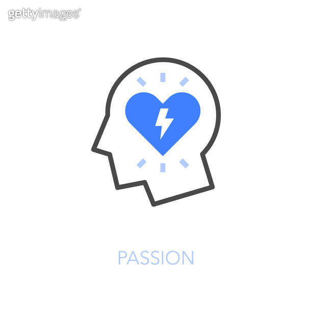 Simple visualised passion icon symbol 이미지 (2148688284) - 게티이미지뱅크