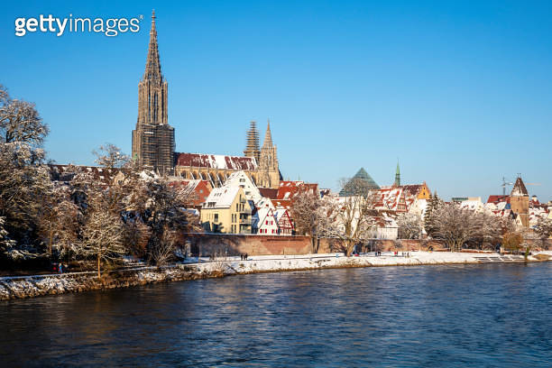 The City of Ulm in winter, Germany (1935913285) - 게티이미지뱅크