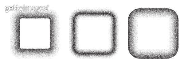 Square grain gradient frame. 이미지 (2158177077) - 게티이미지뱅크