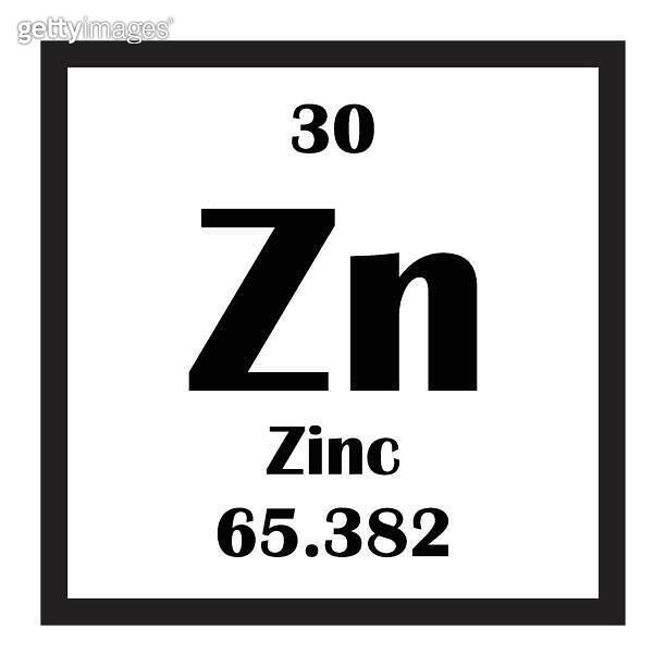 Zinc chemical element icon Zinc chemical element icon vector ...