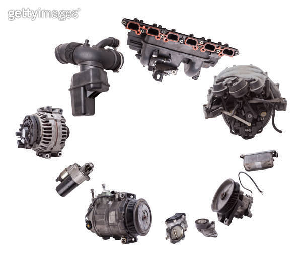 Intake manifold plastic housing with a system for adjusting the air ...