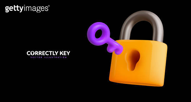 Safety, encryption, protection, privacy signs. Yellow digital security ...