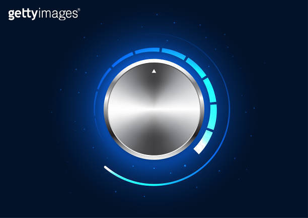 Technology background, button increase level,For work related to ...