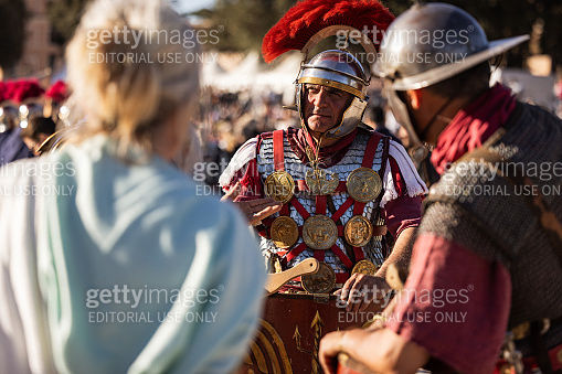 Reenactment of the birth of ancient Rome Empire 이미지 (2150082114) - 게티이미지뱅크
